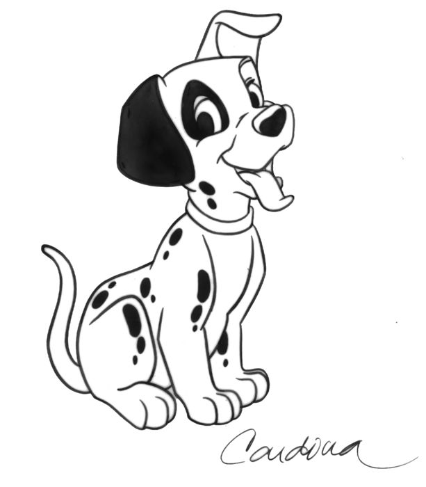 101 Dalmatians Drawing at PaintingValley.com | Explore collection of ...