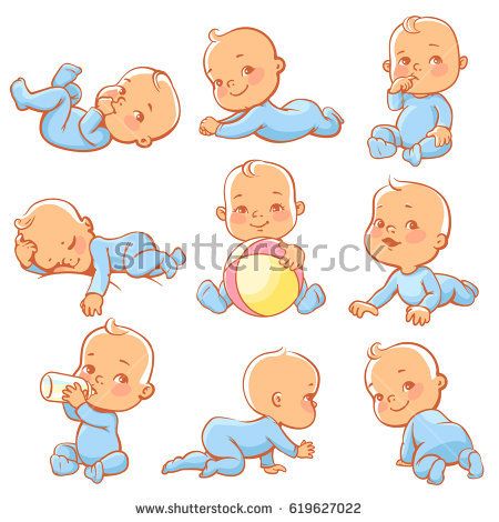 Baby Crawling Drawing at PaintingValley.com | Explore collection of ...