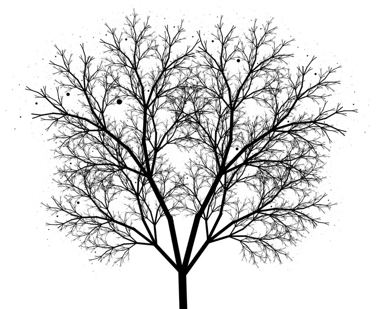 Black And White Tree Drawing at PaintingValley.com | Explore collection ...