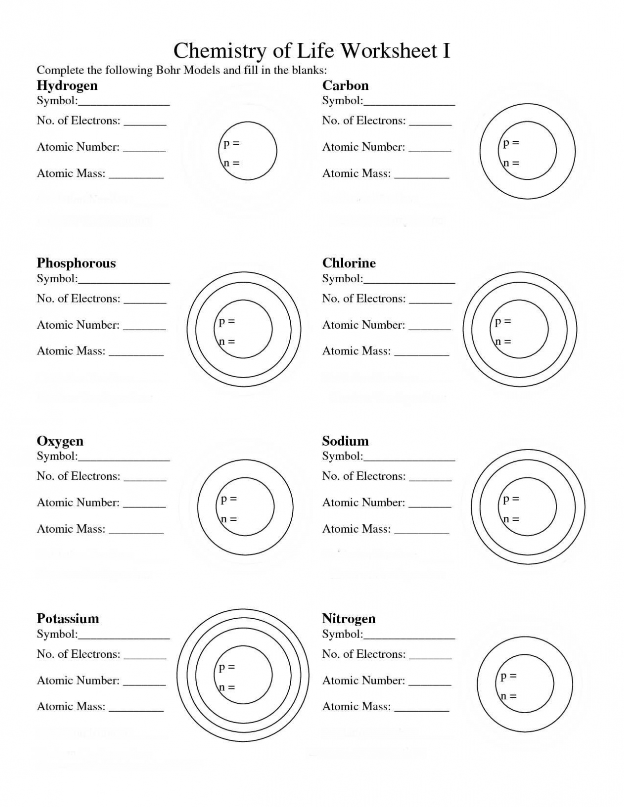 Bohr Model And Lewis Dot Diagram Worksheet Answers General Wiring Diagram