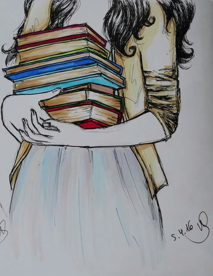 Bookworm Drawing at PaintingValley.com | Explore collection of Bookworm ...