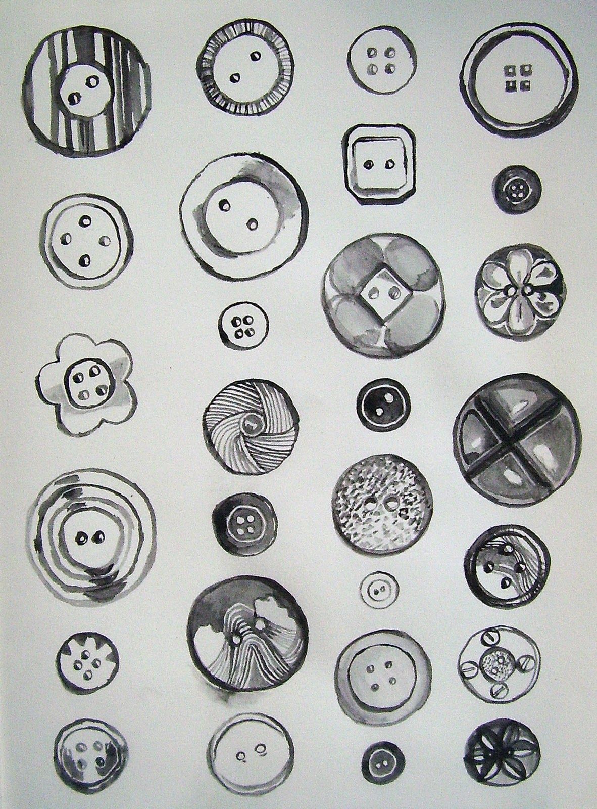 Button Drawing at PaintingValley.com | Explore collection of Button Drawing