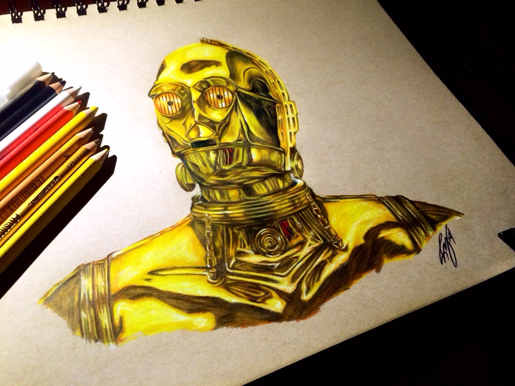 C3po Drawing at PaintingValley.com | Explore collection of C3po Drawing