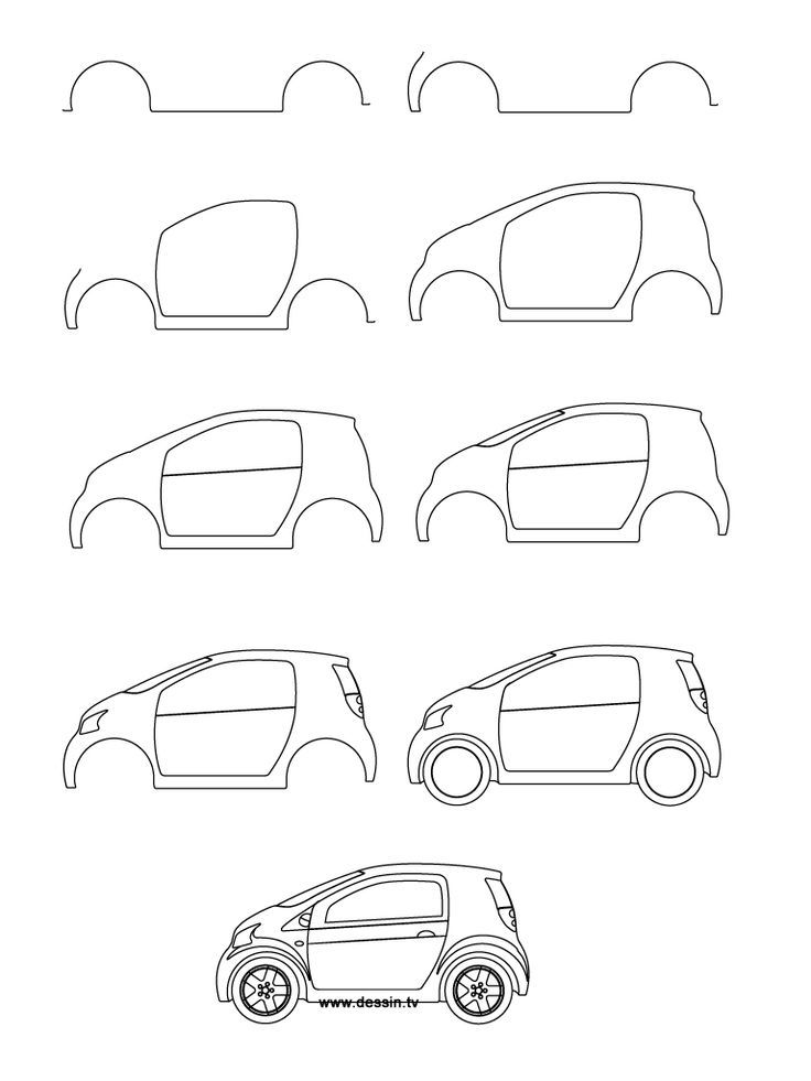 Car Drawing For Kids Step By Step at PaintingValley.com | Explore ...