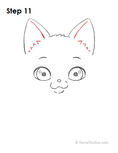 Cat Head Drawing at PaintingValley.com | Explore collection of Cat Head ...