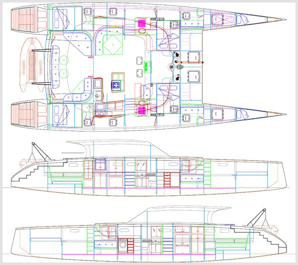 Catamaran Drawing At PaintingValley Explore Collection Of