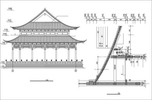 Chinese Architecture Drawing at PaintingValley.com | Explore collection ...