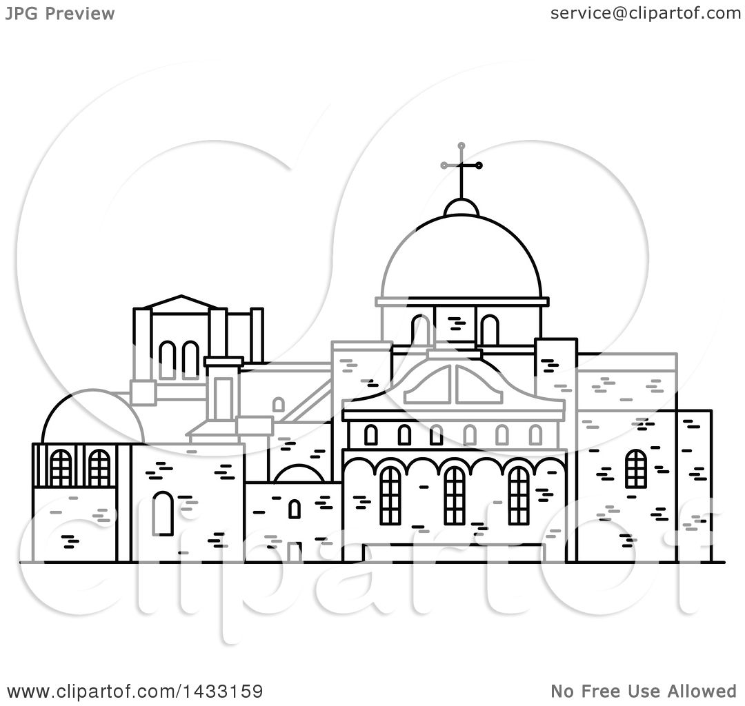 Church Outline Drawing at PaintingValley.com | Explore collection of ...