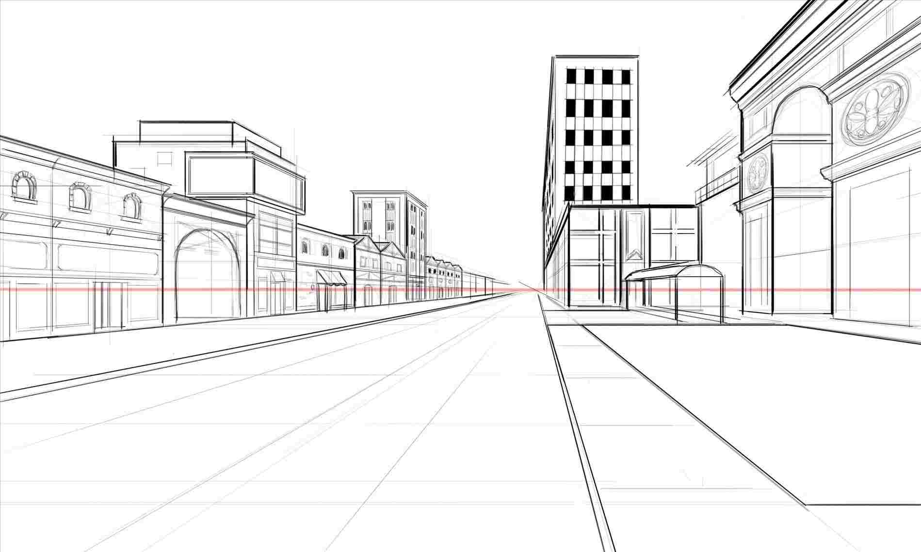 City Drawing Easy At PaintingValley Explore Collection Of City