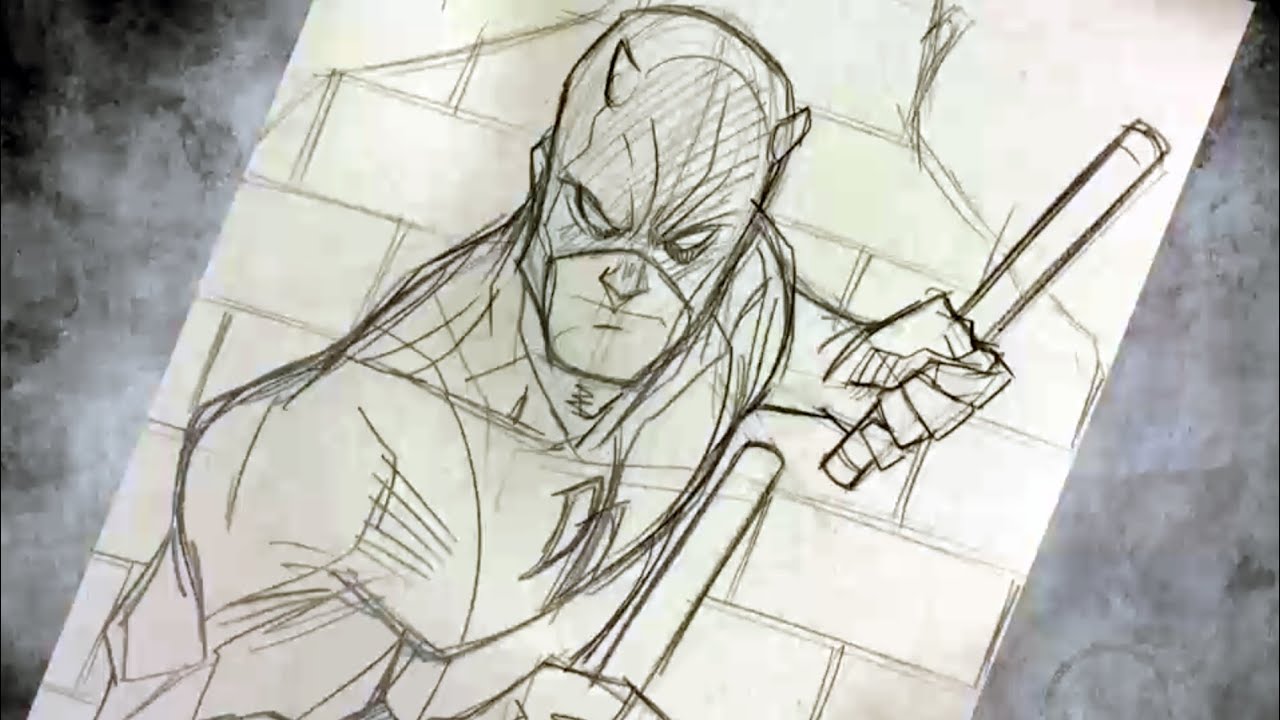 Daredevil Drawing at PaintingValley.com | Explore collection of Daredevil Drawing