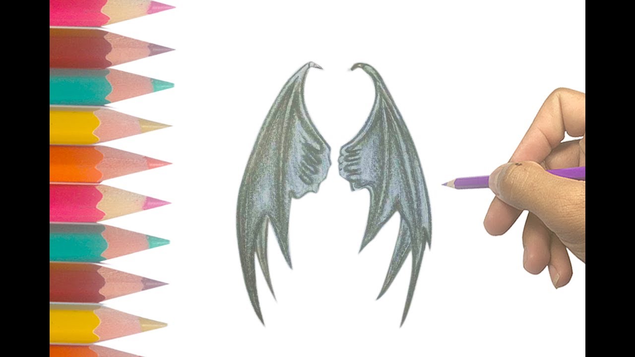 Demon Wings Drawing at PaintingValley.com | Explore collection of Demon Wings Drawing