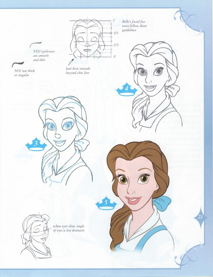 Disney Drawing Tutorials at PaintingValley.com | Explore collection of ...