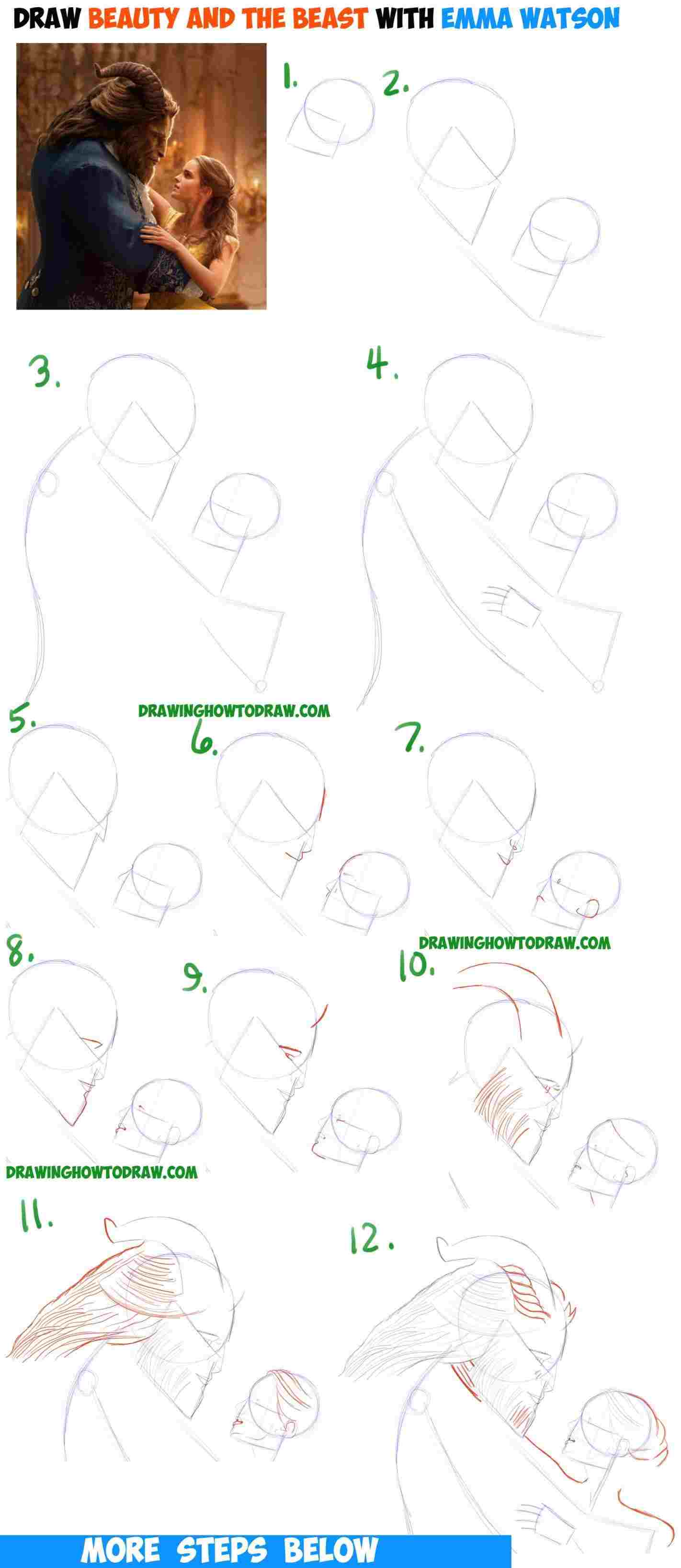 Disney Drawing Tutorials at PaintingValley.com | Explore collection of ...