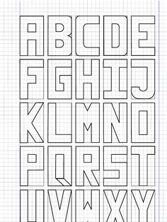 Drawing Block Letters at PaintingValley.com | Explore collection of ...