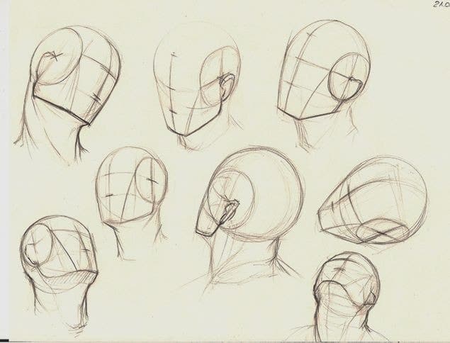 Drawing Face Angles at PaintingValley.com | Explore collection of Drawing Face Angles