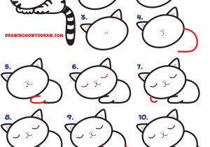 Easy Cat Drawing For Kids at PaintingValley.com | Explore collection of ...