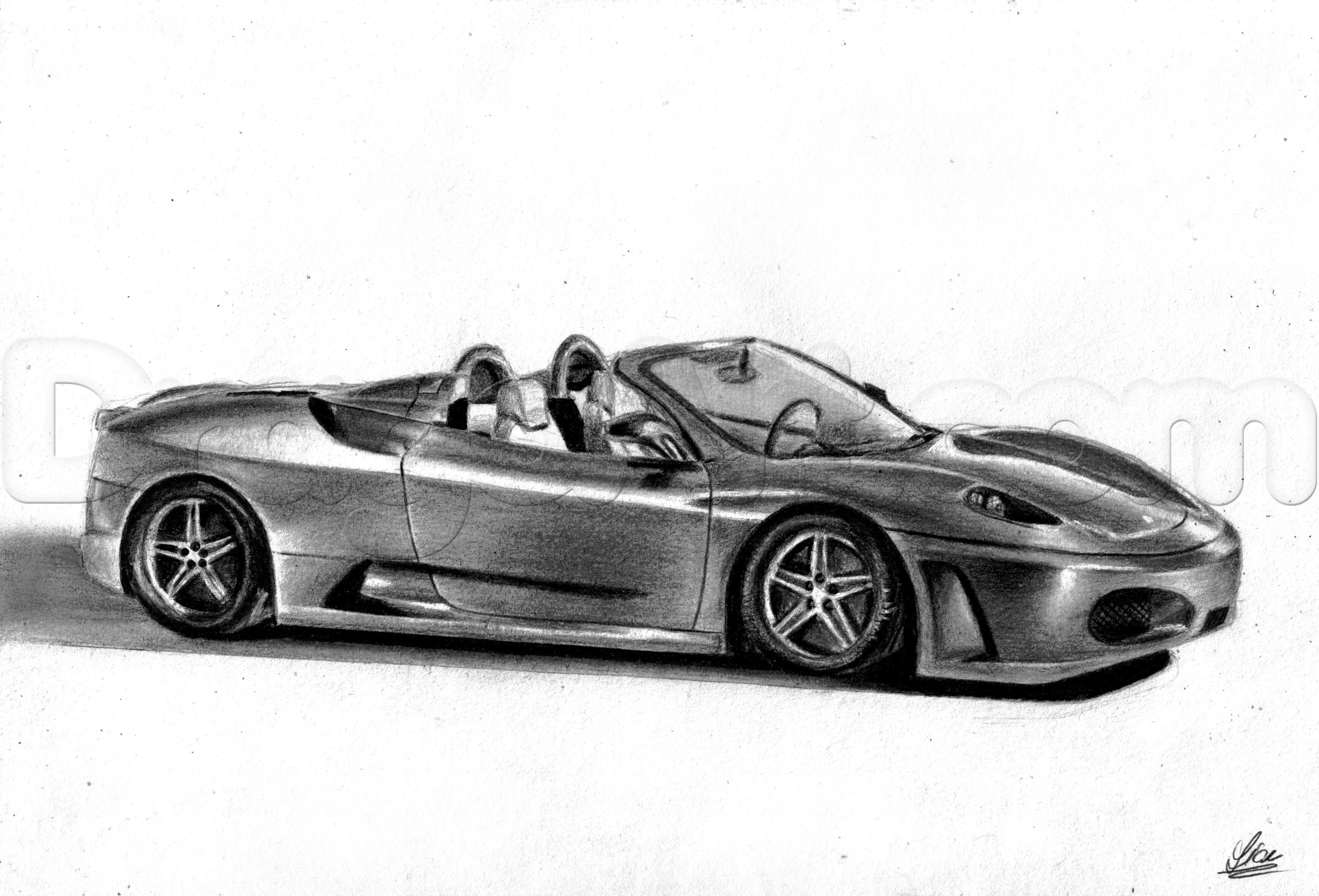 Ferrari Drawing at PaintingValley.com | Explore collection of Ferrari ...