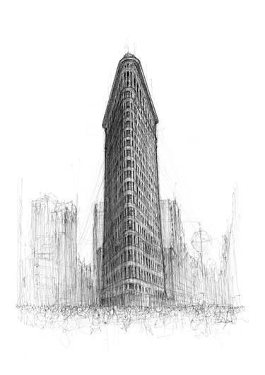 Flatiron Building Drawing at PaintingValley.com | Explore collection of ...