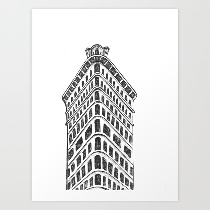 Flatiron Building Drawing at PaintingValley.com | Explore collection of ...