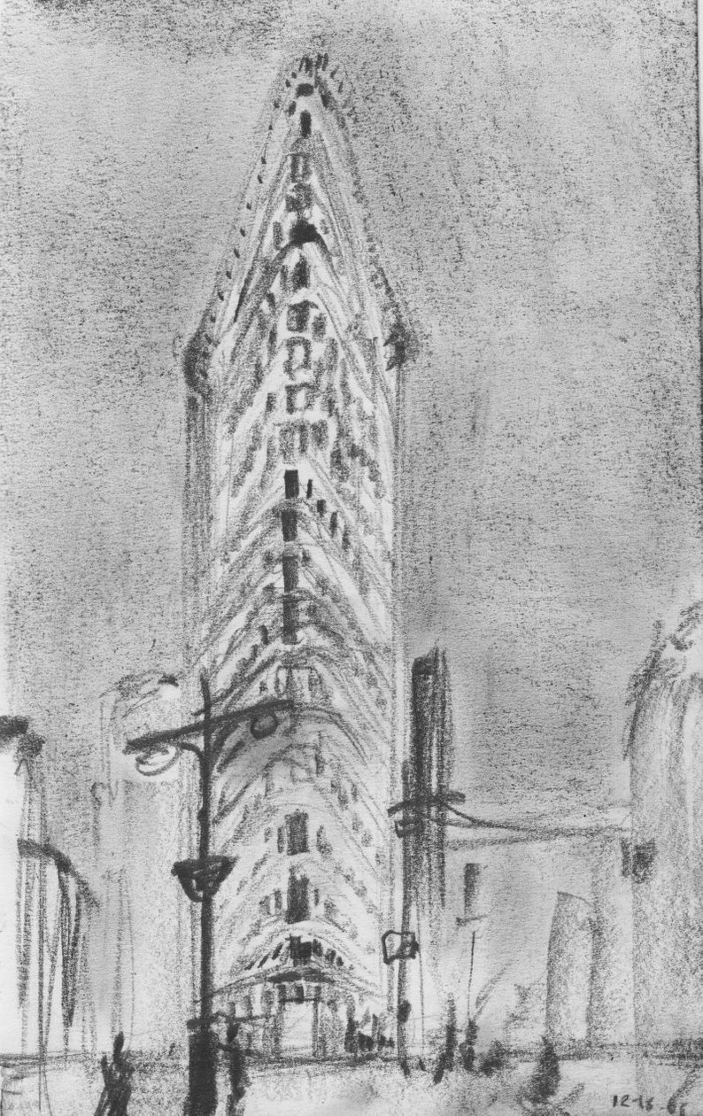 Flatiron Building Drawing at PaintingValley.com | Explore collection of ...