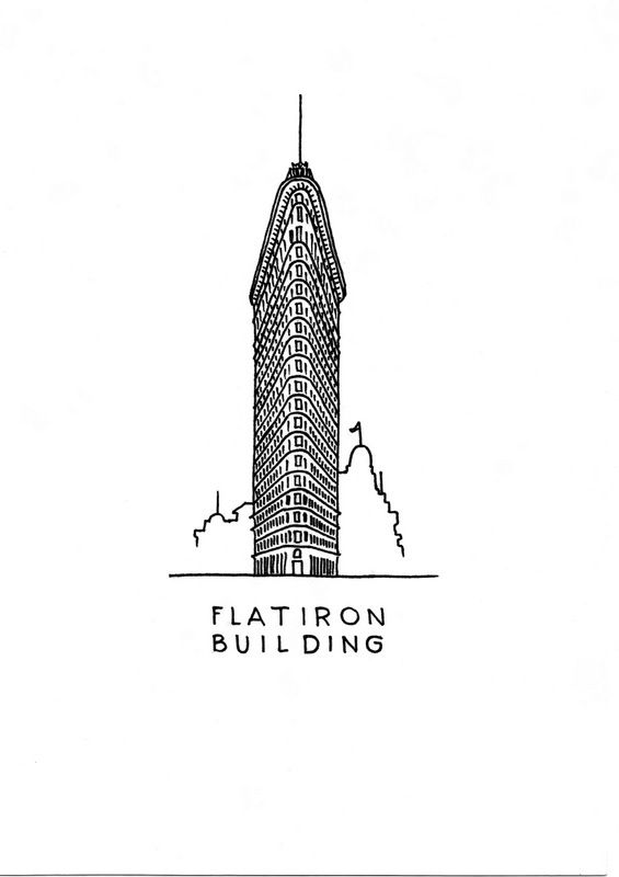 Flatiron Building Drawing at PaintingValley.com | Explore collection of ...
