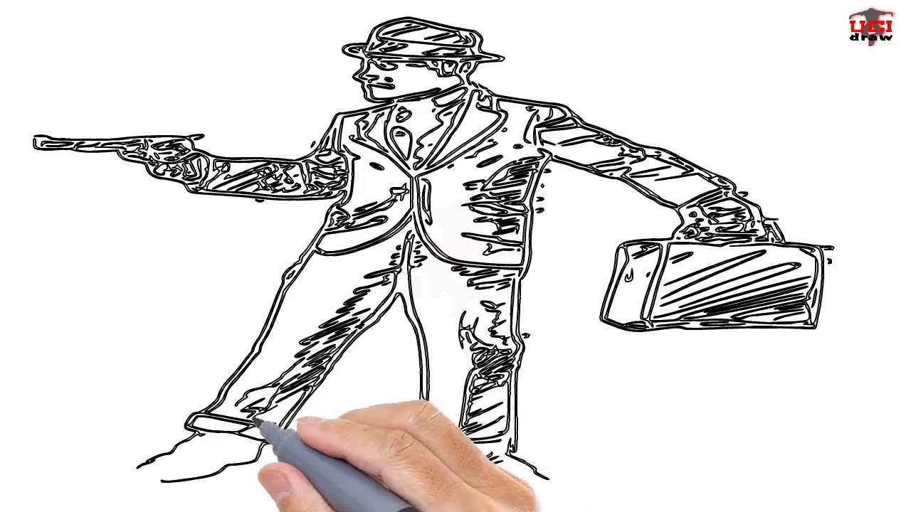 Gangster Drawings Pictures at PaintingValley.com | Explore collection of Gangster Drawings Pictures