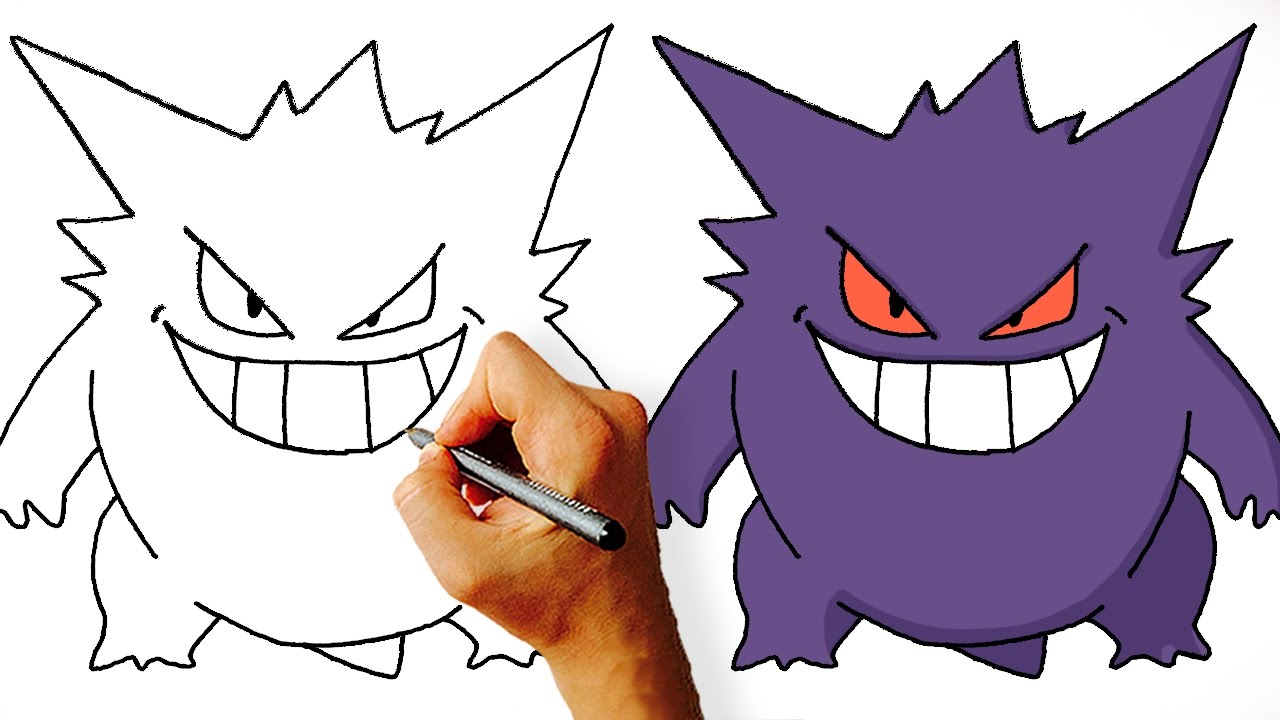 Gengar Drawing at PaintingValley.com | Explore collection of Gengar Drawing