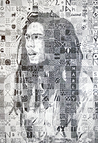 Grid Pattern Drawing at PaintingValley.com | Explore collection of Grid ...