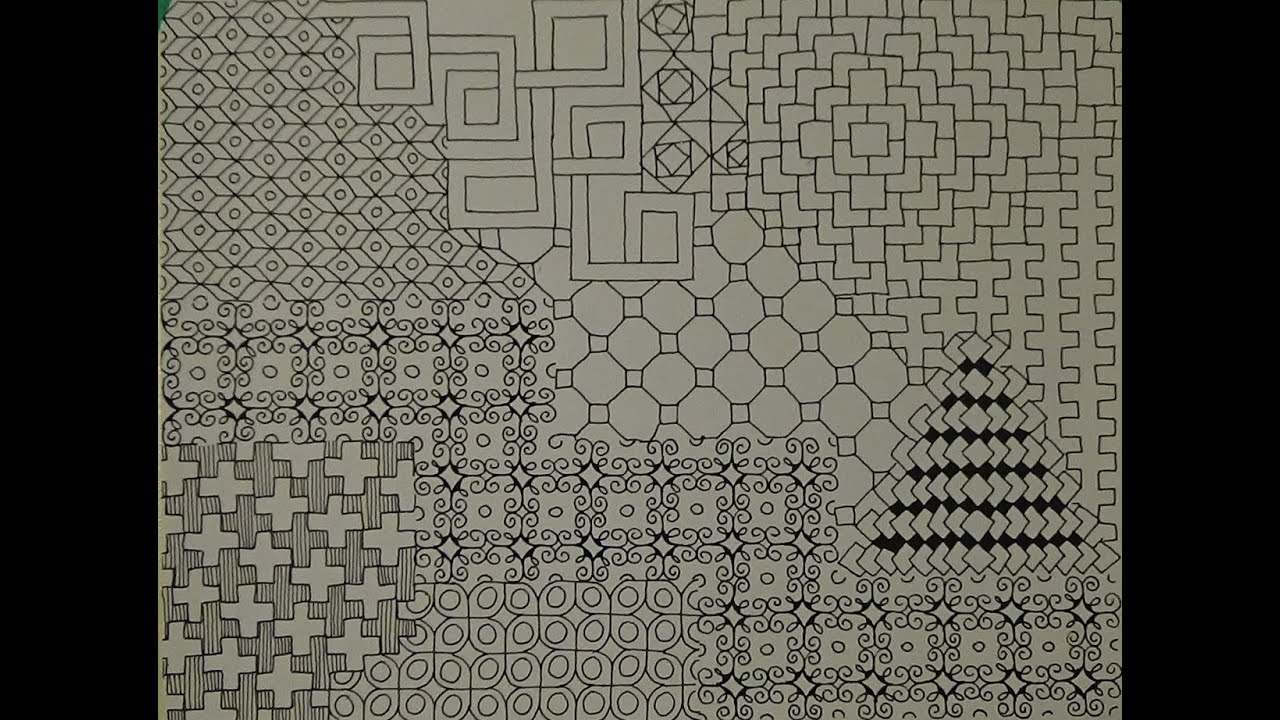 Grid Pattern Drawing at PaintingValley.com | Explore collection of Grid ...