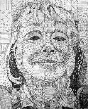 Grid Pattern Drawing at PaintingValley.com | Explore collection of Grid ...