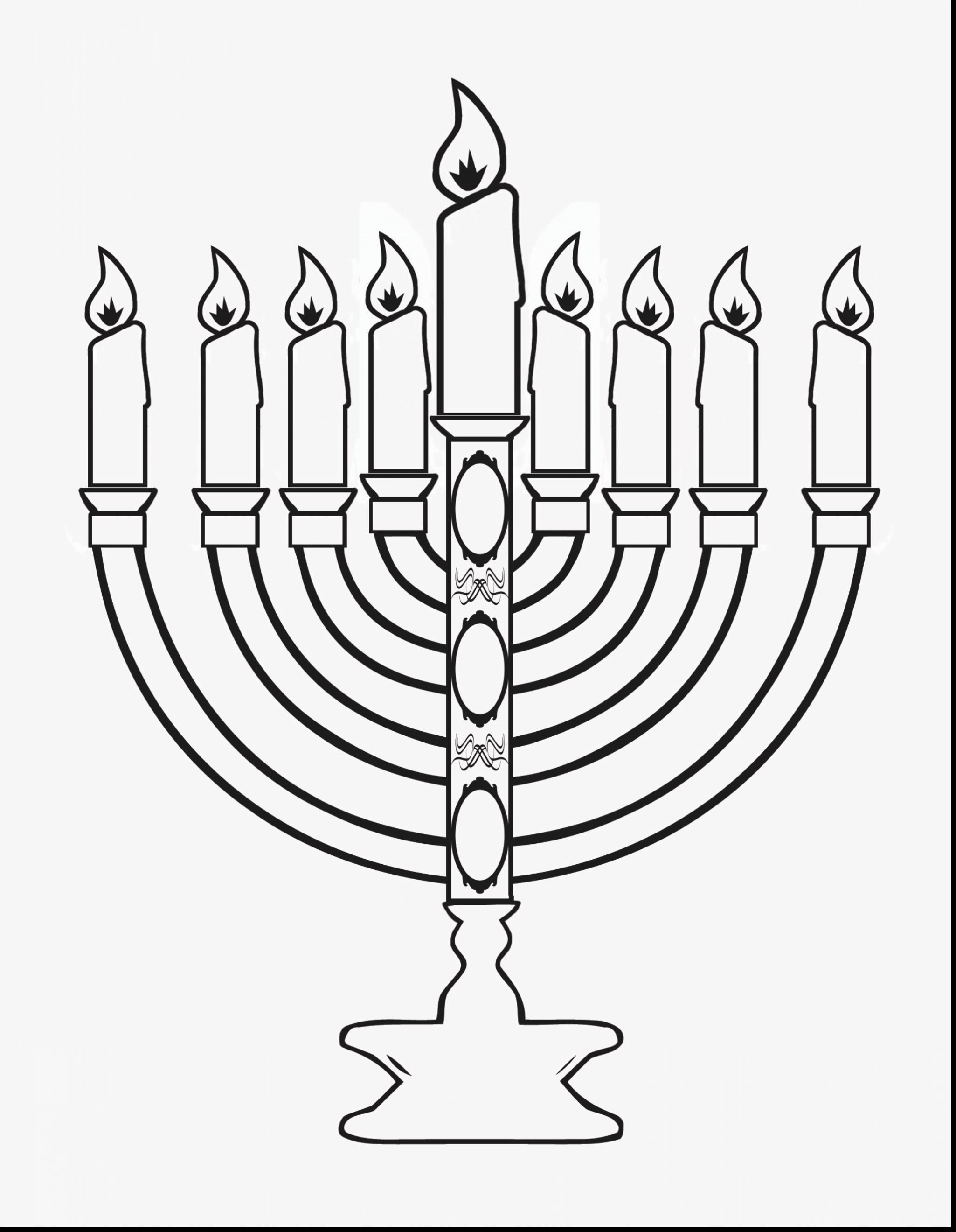 Hanukkah Menorah Drawing at PaintingValley.com | Explore collection of ...