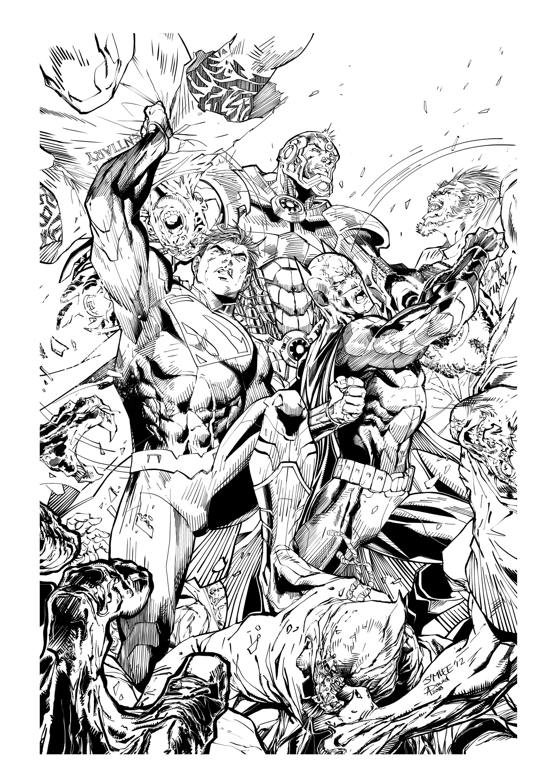 Jim Lee Drawing at PaintingValley.com | Explore collection of Jim Lee Drawing