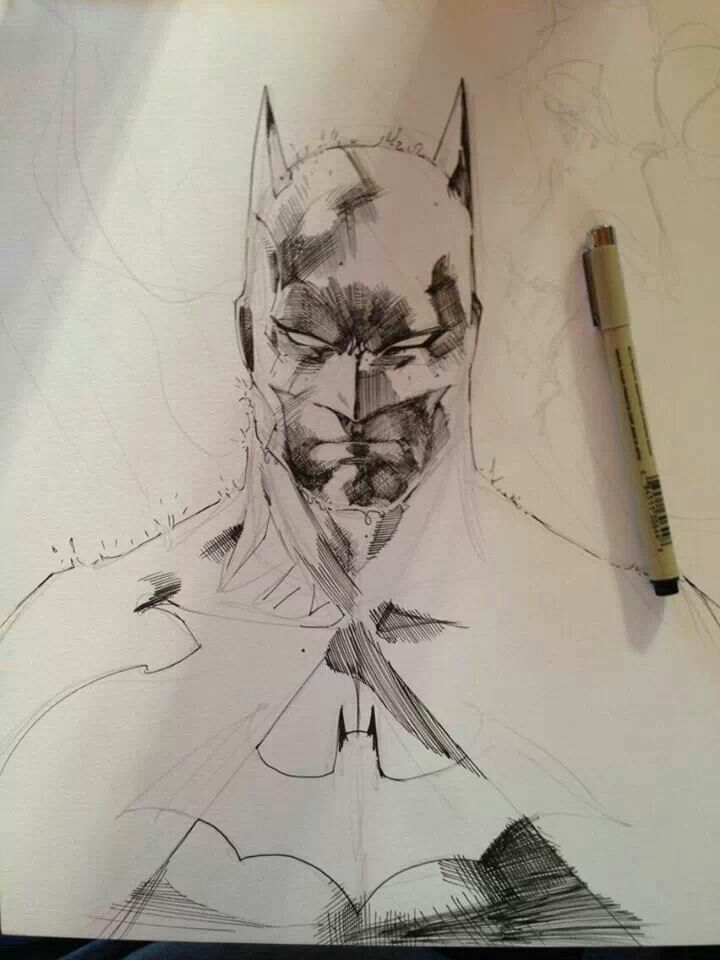 Jim Lee Drawing Batman at PaintingValley.com | Explore collection of Jim Lee Drawing Batman