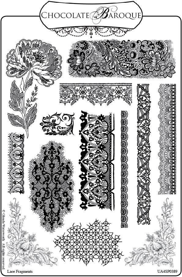 Lace Pattern Drawing at PaintingValley.com | Explore collection of Lace ...