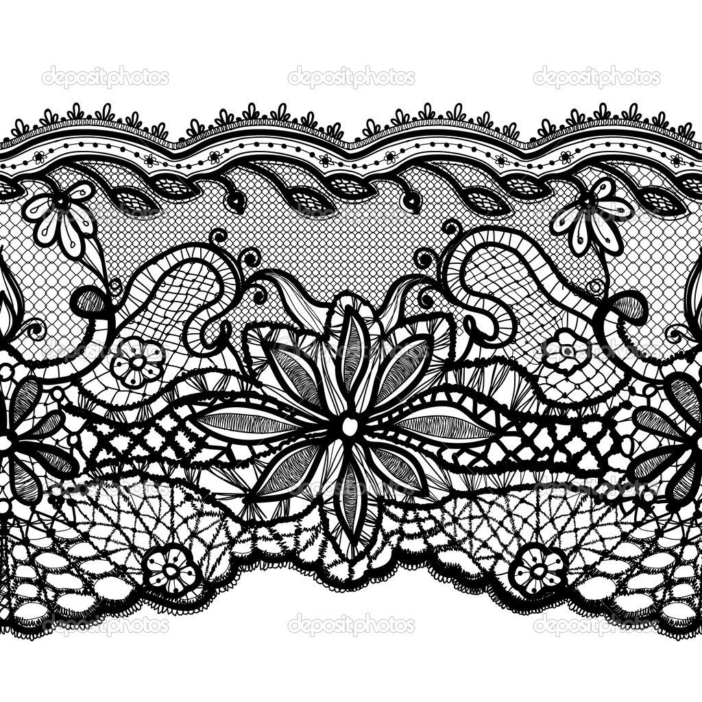 Lace Pattern Drawing at PaintingValley.com | Explore collection of Lace ...