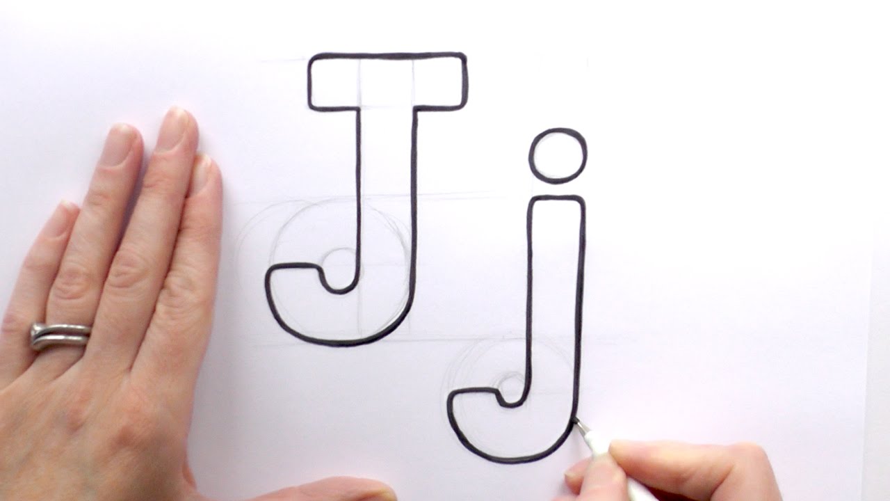 Letter J Drawing at PaintingValley.com | Explore collection of Letter J ...