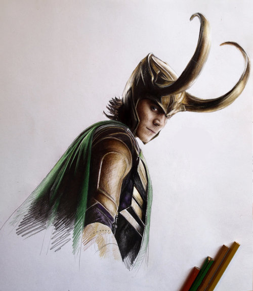 Loki Drawing at PaintingValley.com | Explore collection of Loki Drawing