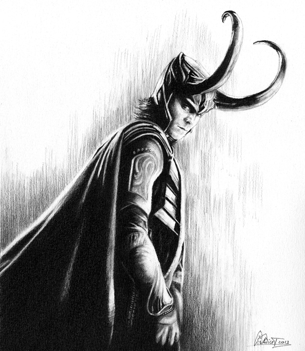 Loki Drawing at PaintingValley.com | Explore collection of Loki Drawing