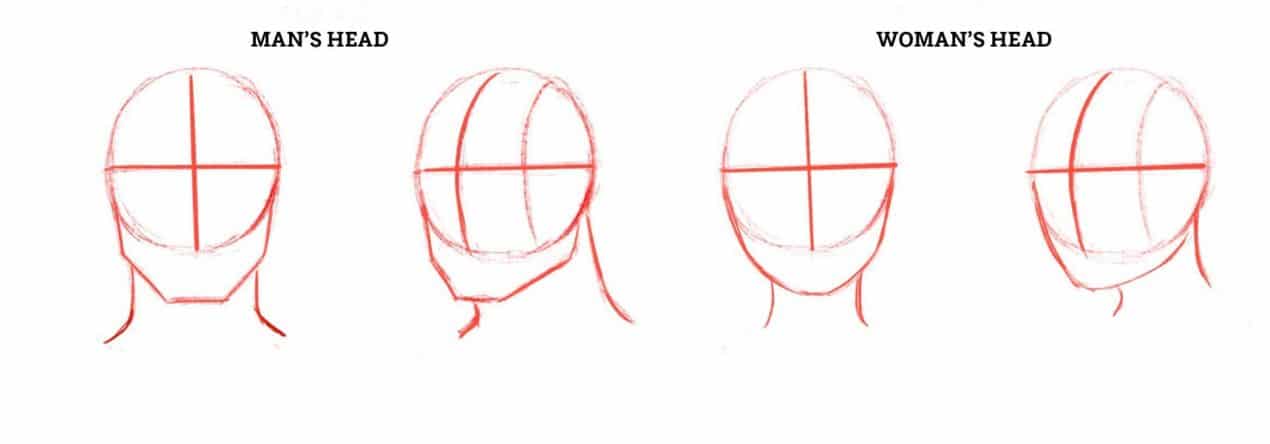 Man Face Drawing Step By Step at PaintingValley.com | Explore ...