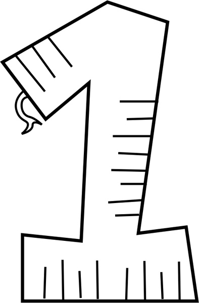 Number One Drawing at PaintingValley.com | Explore collection of Number ...