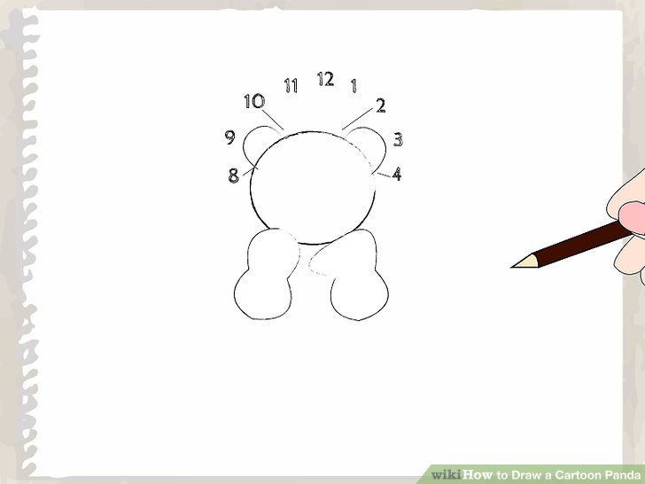 Panda Drawing Step By Step at PaintingValley.com | Explore collection ...