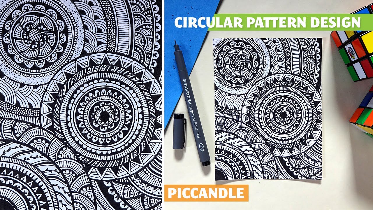 Pattern Design Drawing at PaintingValley.com | Explore collection of ...