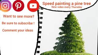 Pine Tree Drawing Tutorial at PaintingValley.com | Explore collection ...