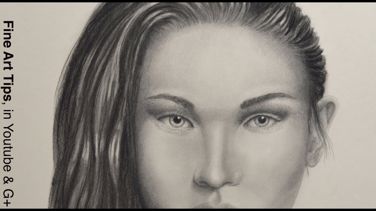 Realistic Face Drawing at PaintingValley.com | Explore collection of ...