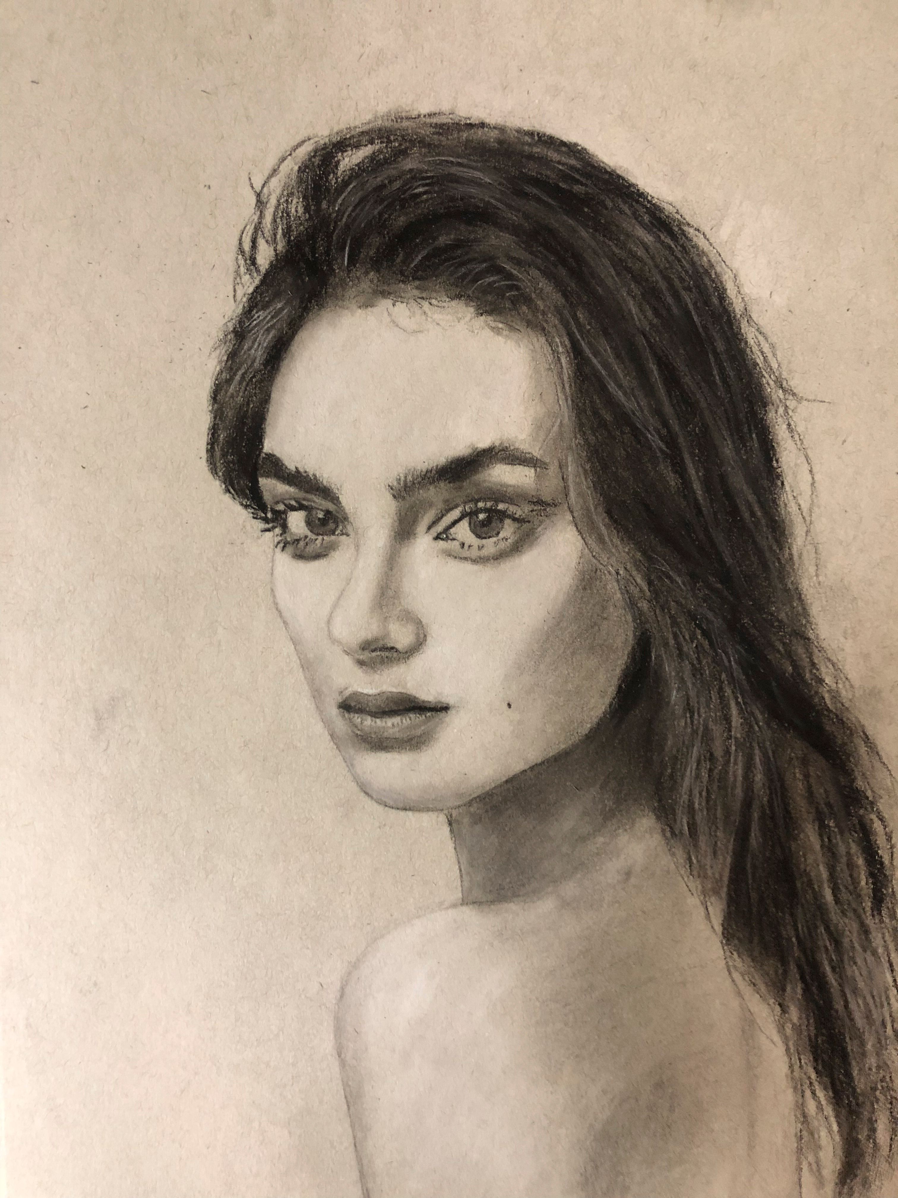 Realistic Face Drawing at PaintingValley.com | Explore collection of ...