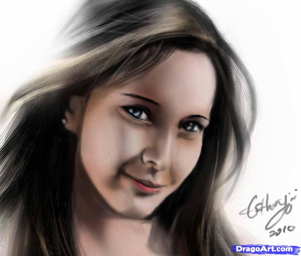 Realistic Person Drawing at PaintingValley.com | Explore collection of ...