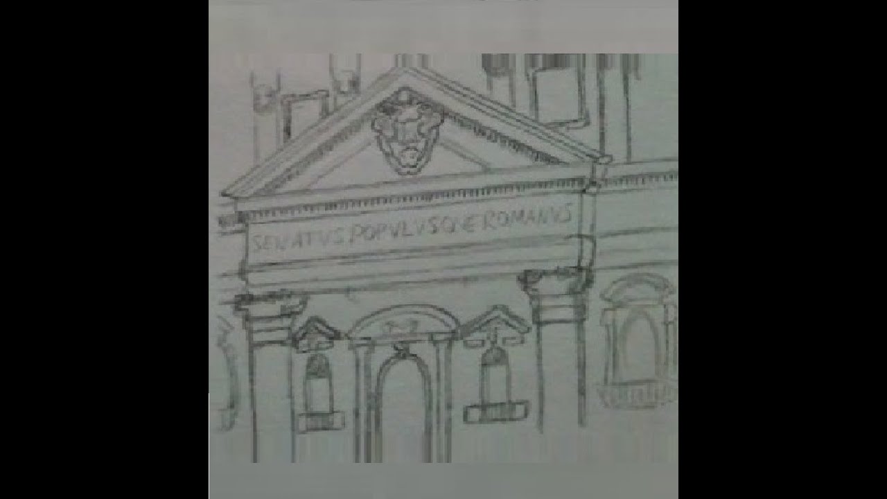 Roman Architecture Drawing at PaintingValley.com | Explore collection of Roman Architecture Drawing