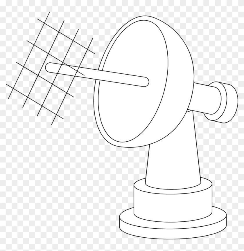 Satellite Dish Drawing at PaintingValley.com | Explore collection of ...