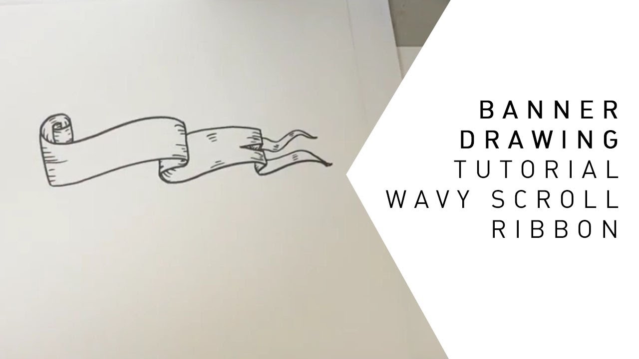 Scroll Line Drawing at PaintingValley.com | Explore collection of ...