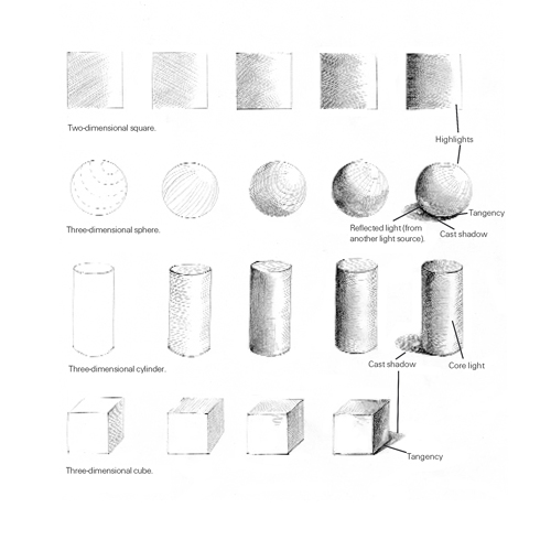 Shaded Cube Drawing at PaintingValley.com | Explore collection of ...
